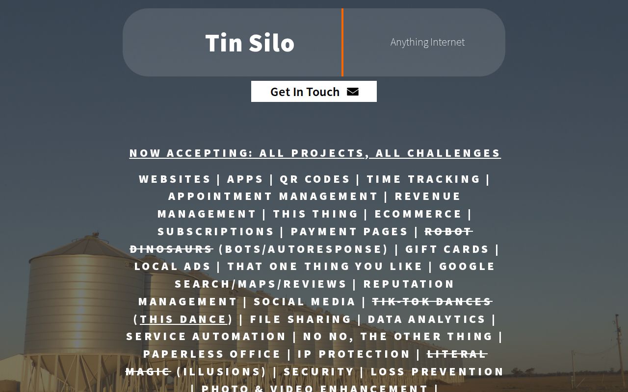 Tin Silo: Tech for Small Businesses
